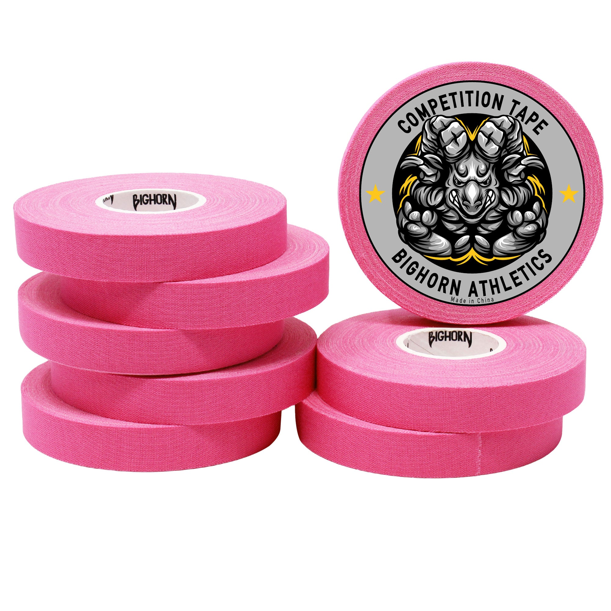 Bighorn Athletics | Premium Jiu Jitsu Finger Tape |100% Rayon |Pink