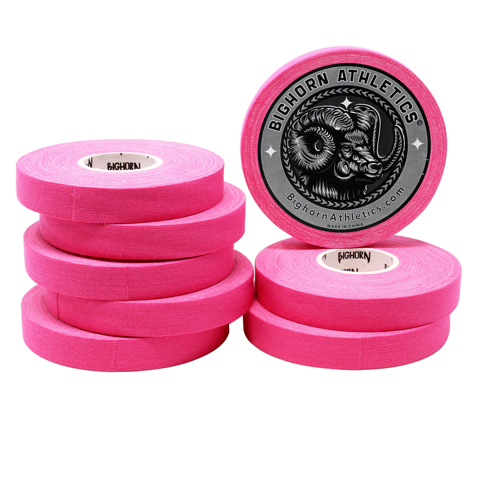 Bighorn Athletics | Jiu Jitsu Finger Tape | 100% Cotton | Pink